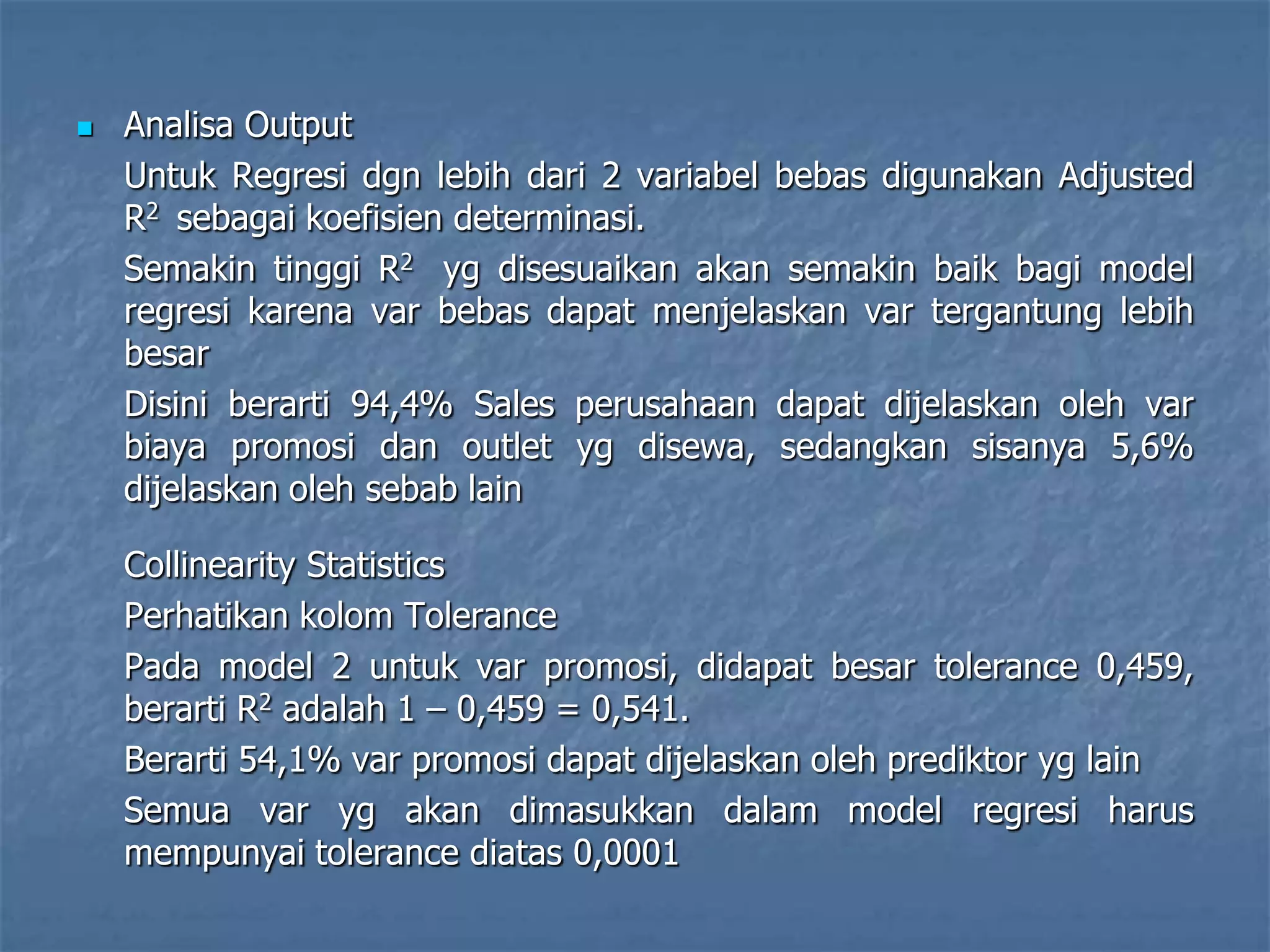 Korelasi dan regresi | PPSX