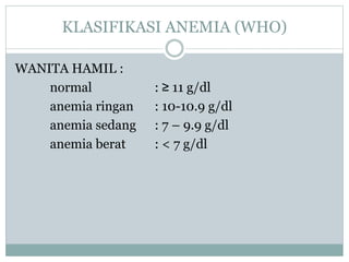 KORELASI NILAI LABORATORIUM PADA KEHAMILAN | PPT