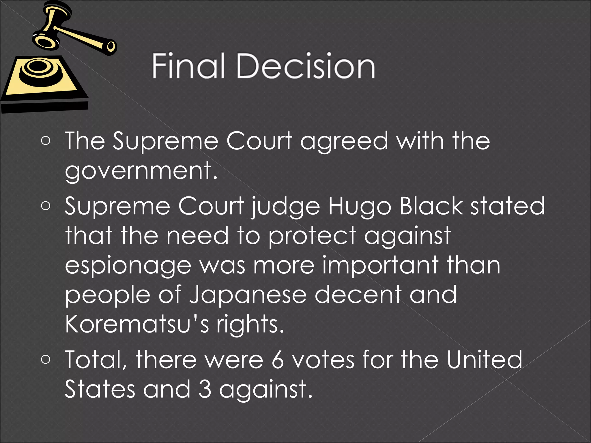 Korematsu v united_states | PPT