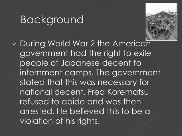Korematsu v united_states | PPT