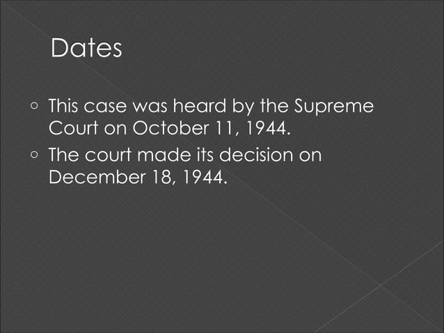 Korematsu v united_states | PPT