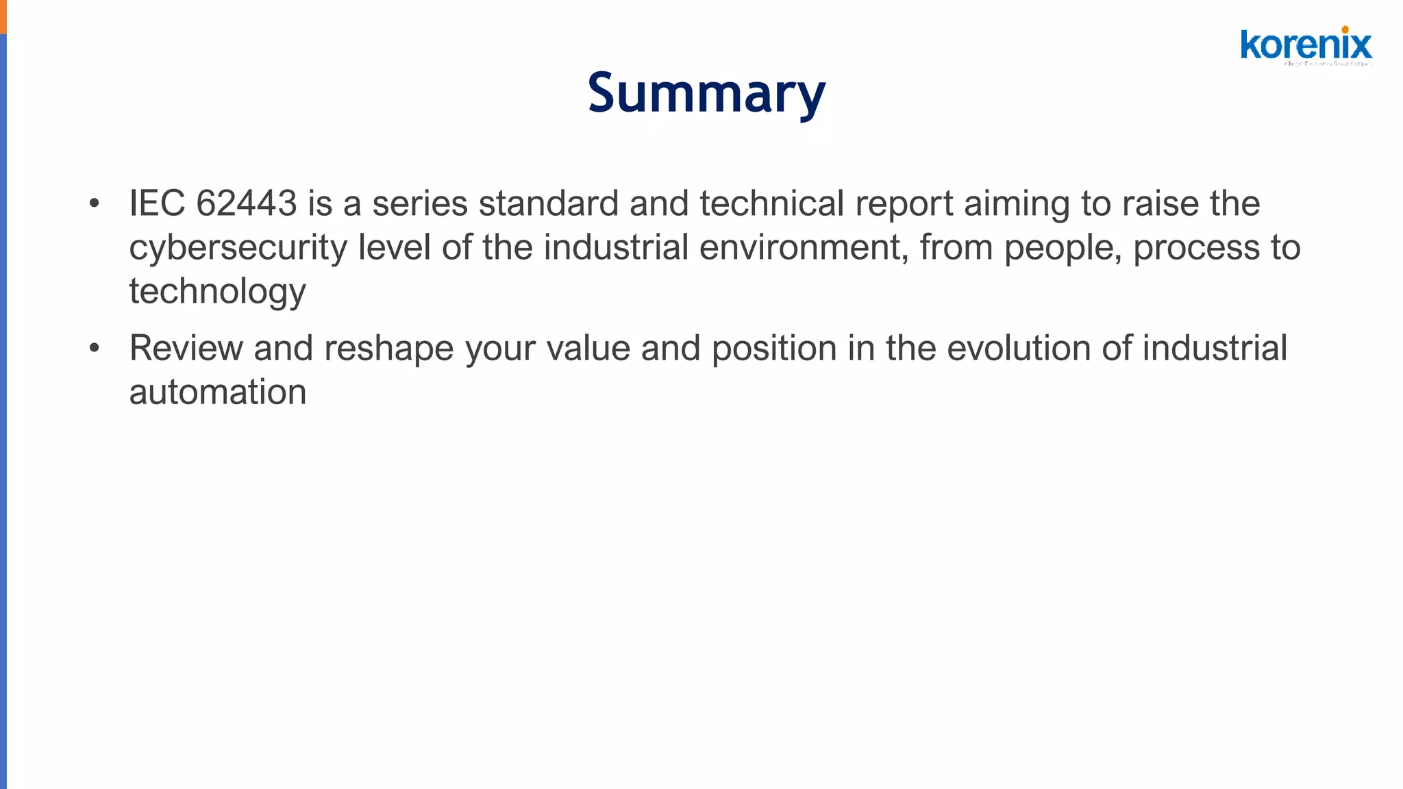 A Big Picture of IEC 62443 - Cybersecurity Webinar (2) 2020 | PDF ...