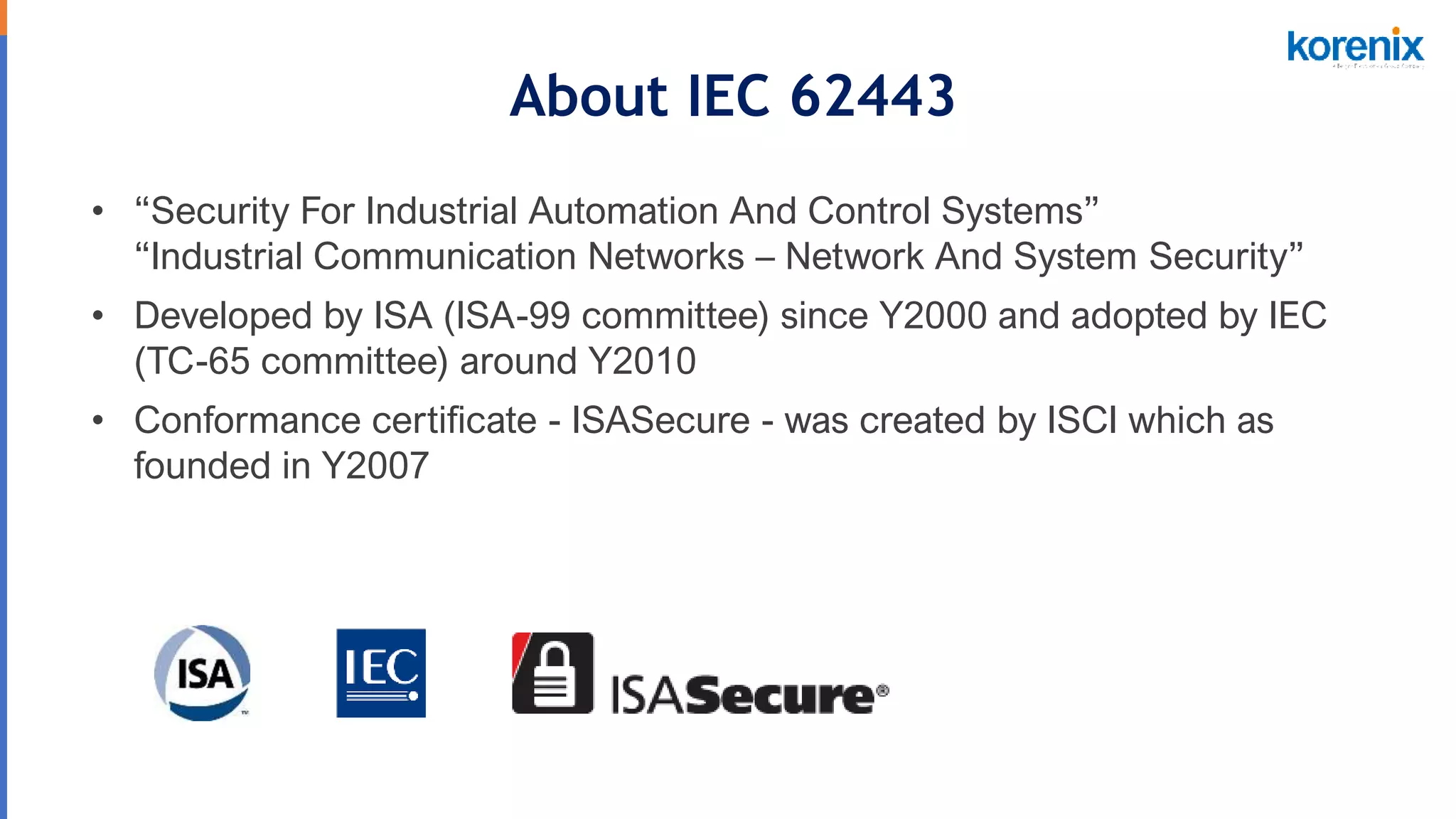 A Big Picture of IEC 62443 - Cybersecurity Webinar (2) 2020 | PDF