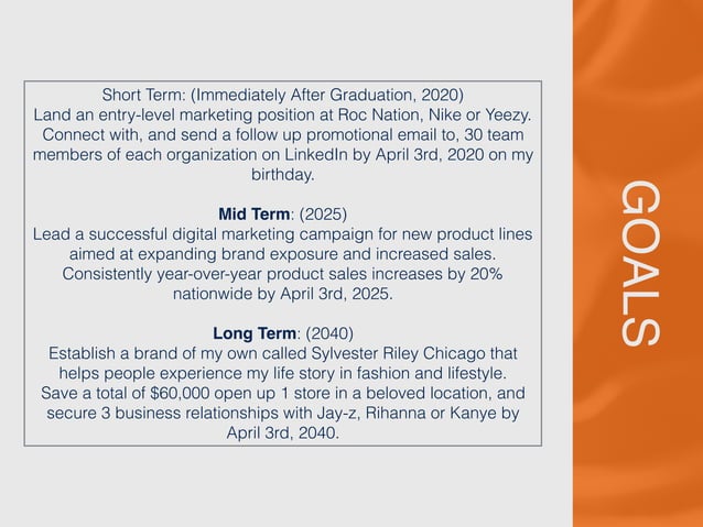 Korey osborne personal brand slide | PPT