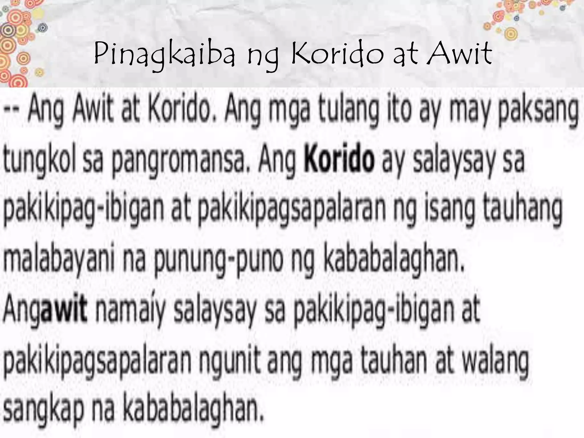 Ang Korido | PPTX