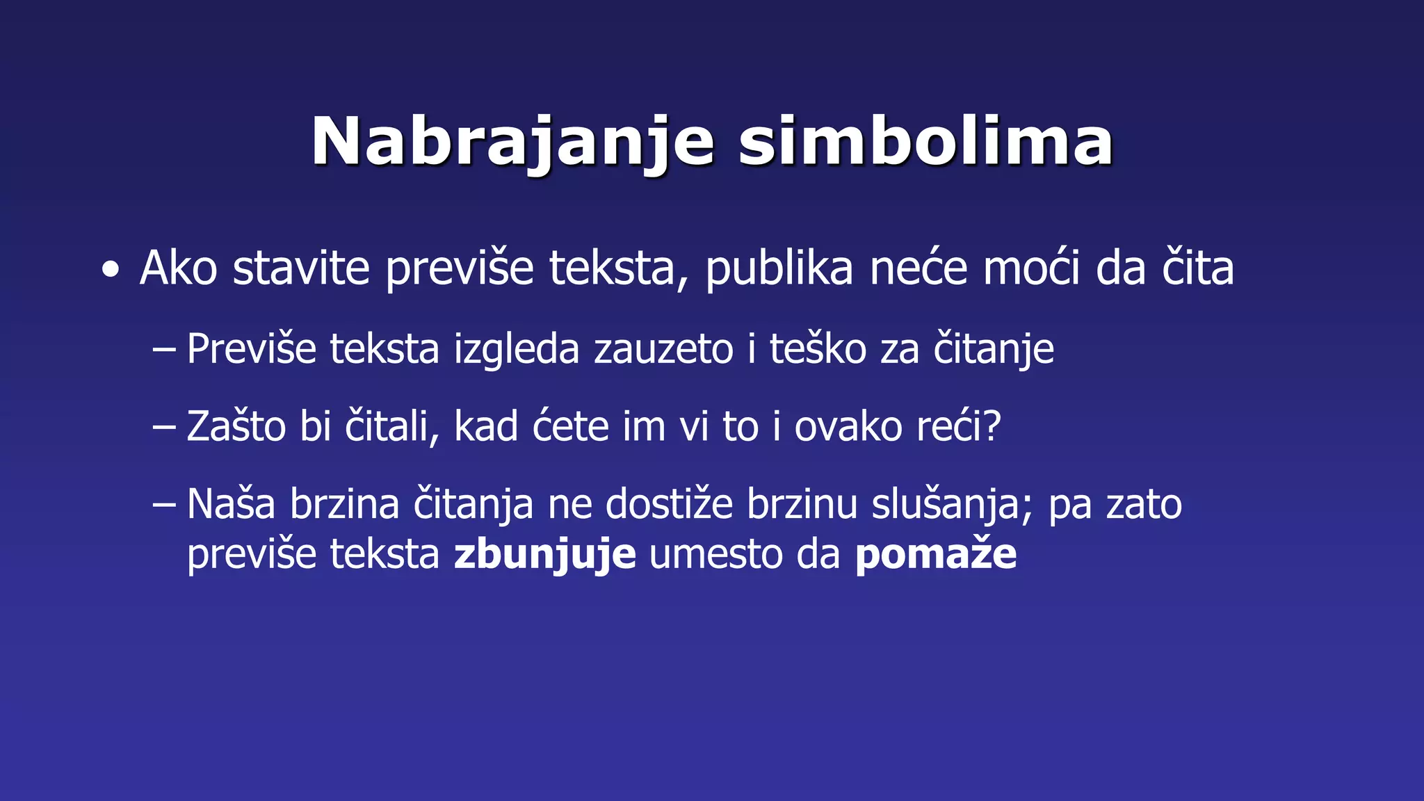 Korisna uputstva za izgled prezentacije | PPTX