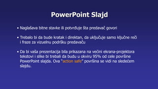 Korisna uputstva za izgled prezentacije | PPTX