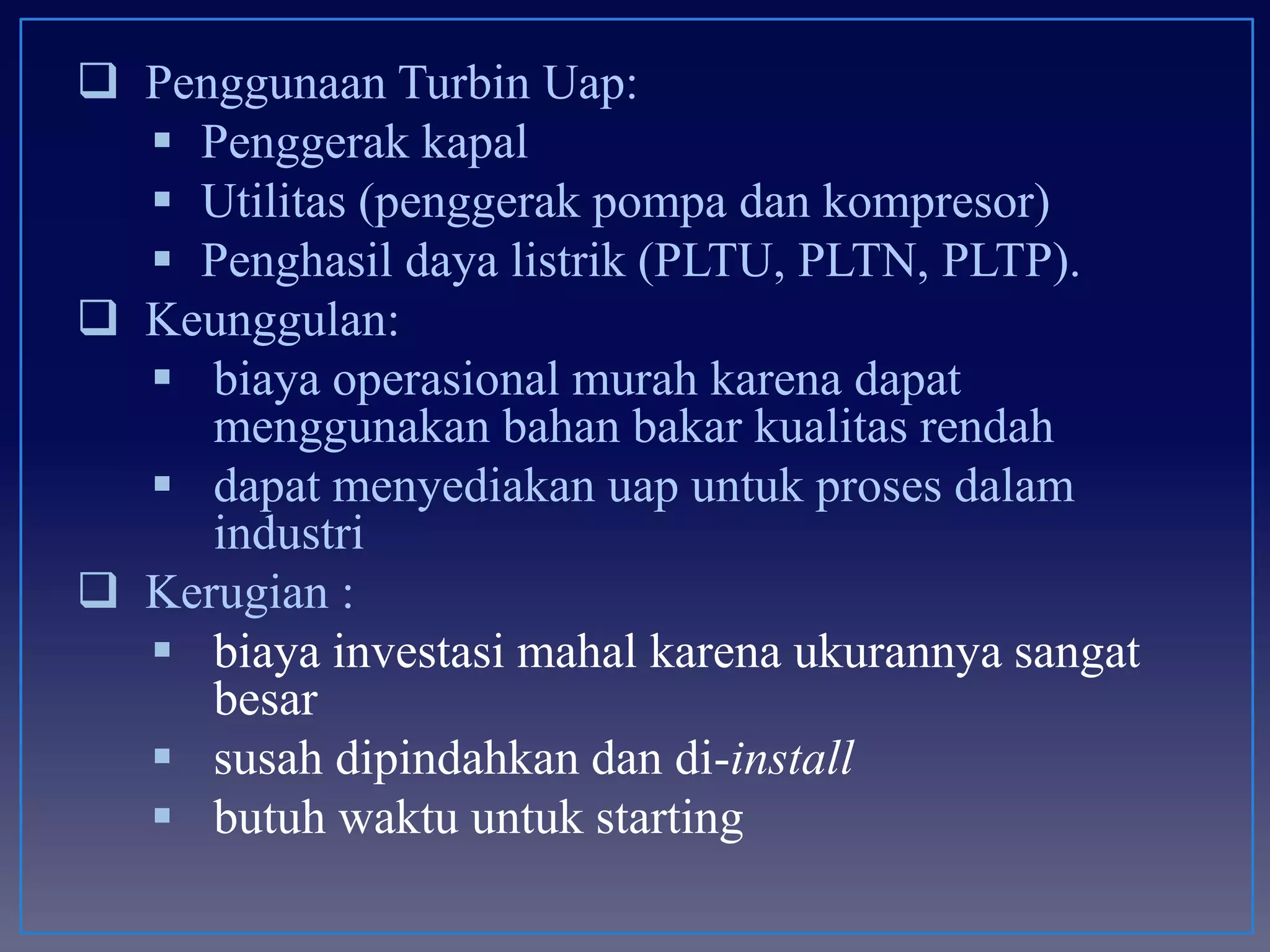 ppt Turbin Uap | PPTX