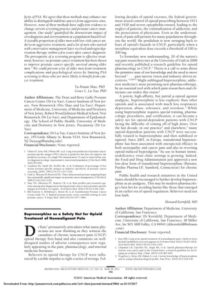 Buprenorphine Safety Net | PDF