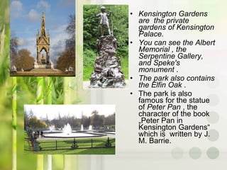 Parks of London | PPT