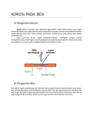Korosi pada besi | DOCX