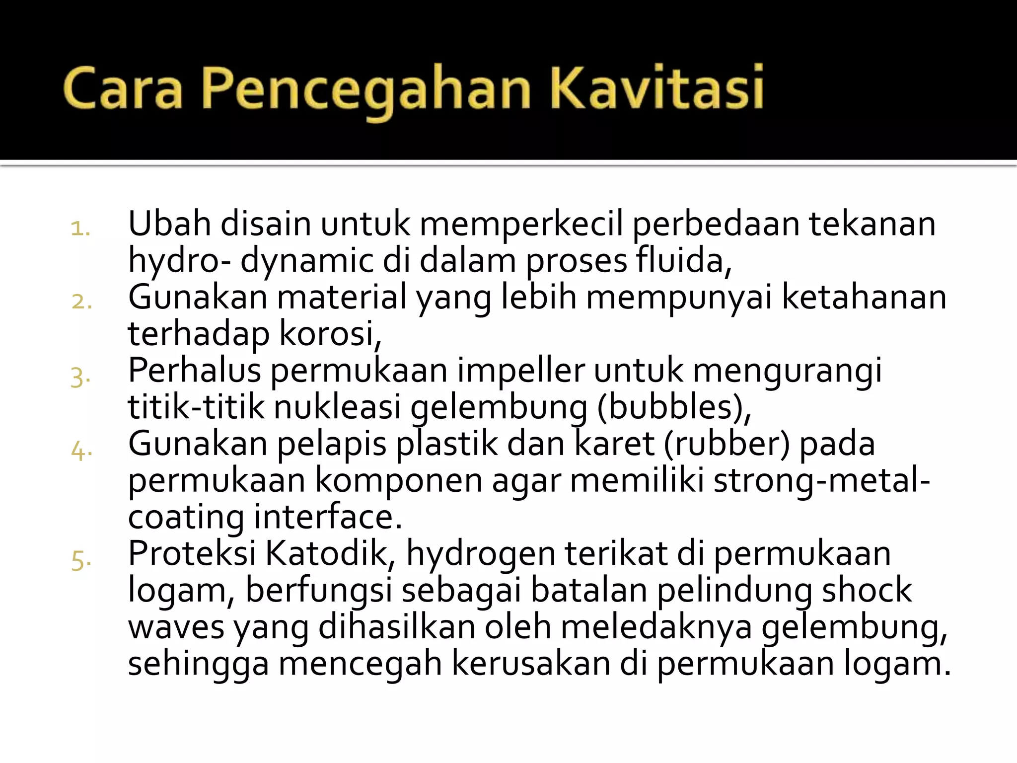 Korosi Pada Pompa Sentrifugal | PPTX