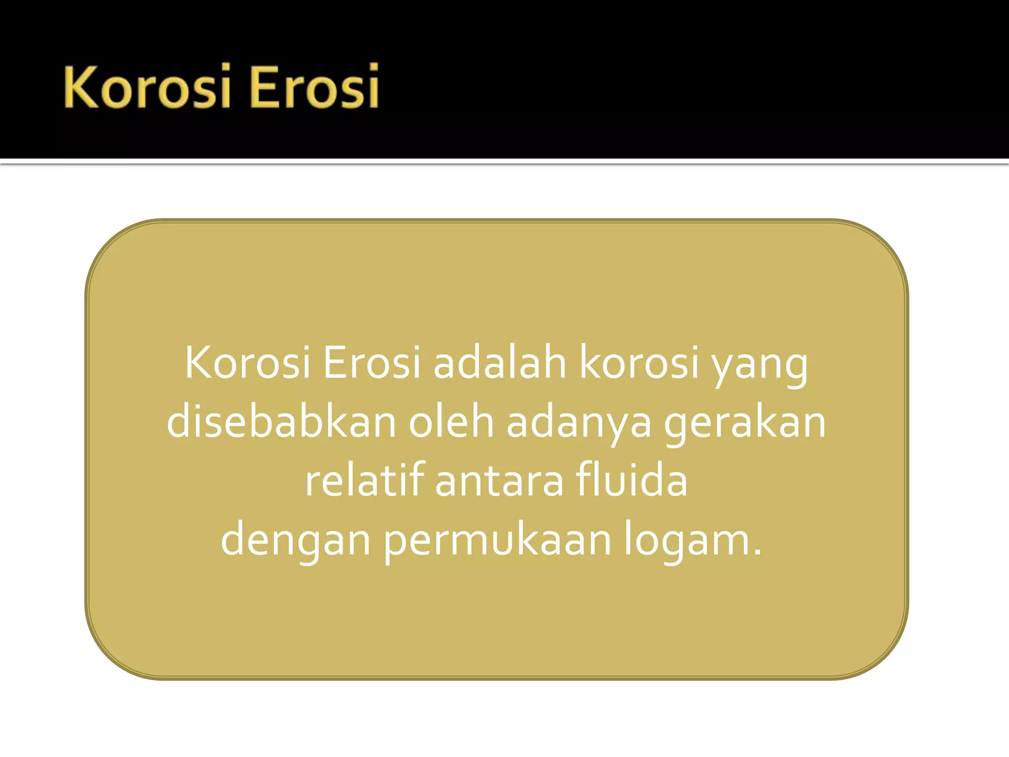 Korosi Pada Pompa Sentrifugal | PPTX