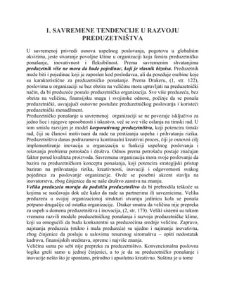 Korporativno preduzetnistvo preduzetnistvo | DOC