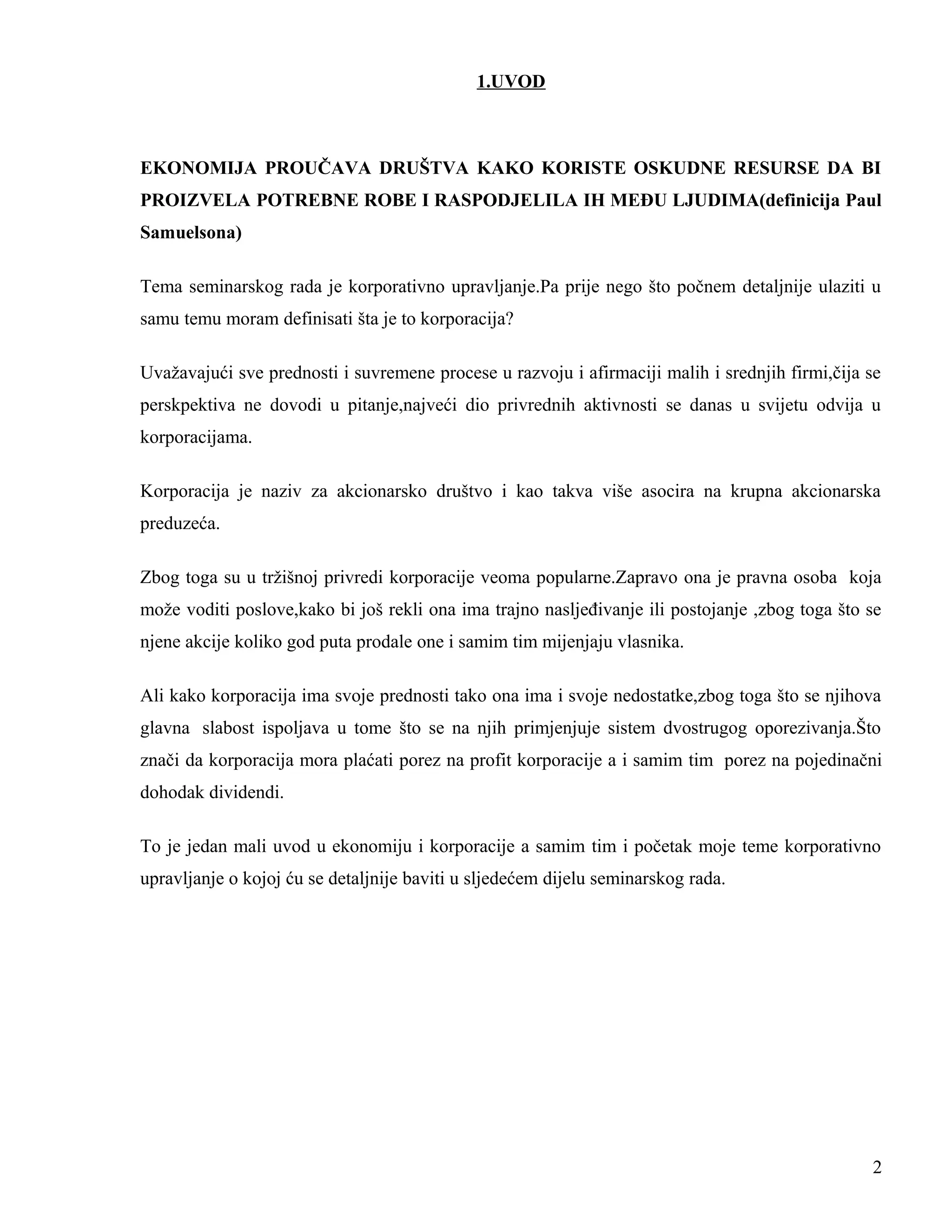 Korporativno upravljanje ij | DOC