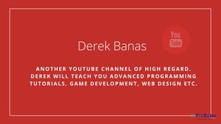YouTube Channels Meant for Web Designers and Programmers | PPT
