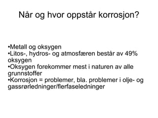Korrosjon Ina | PPT