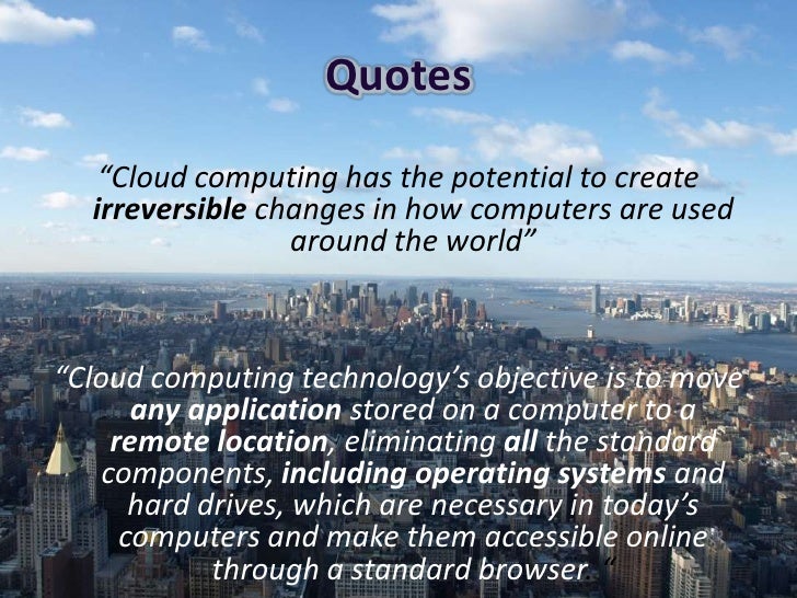 Cloud Computing Security Quotes