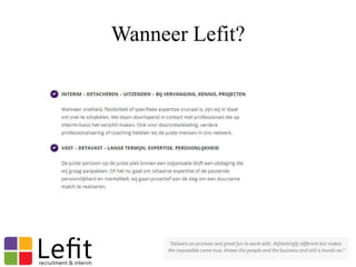Lefit in het kort | PPT