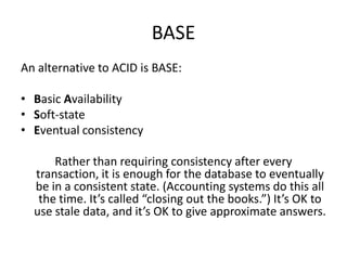 Kortfattat om nosql | PPTX