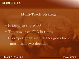 Korus FTA | PPT