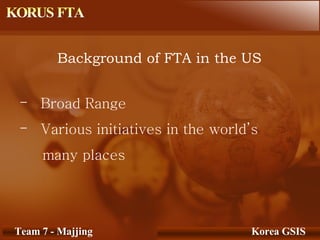 Korus FTA | PPT