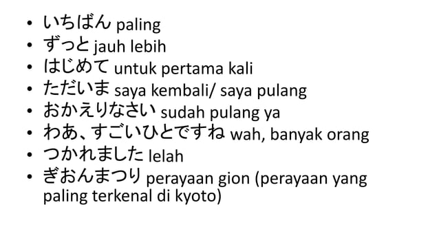 Kosa Kata Bab 6 yang muncul di buku minna no nihongo.pptx