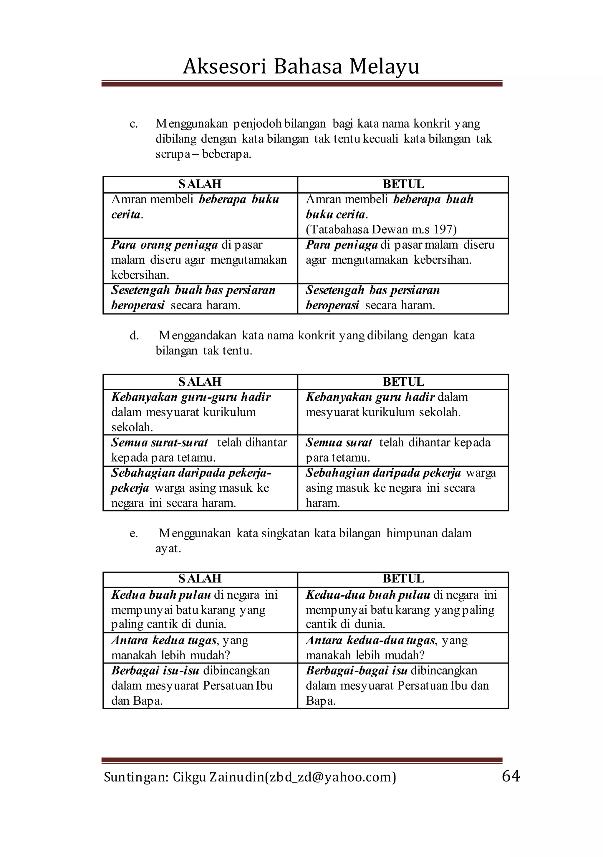 Kosa Kata Dan Ungkapan Menarik Bahasa Melayu SPM | DOCX