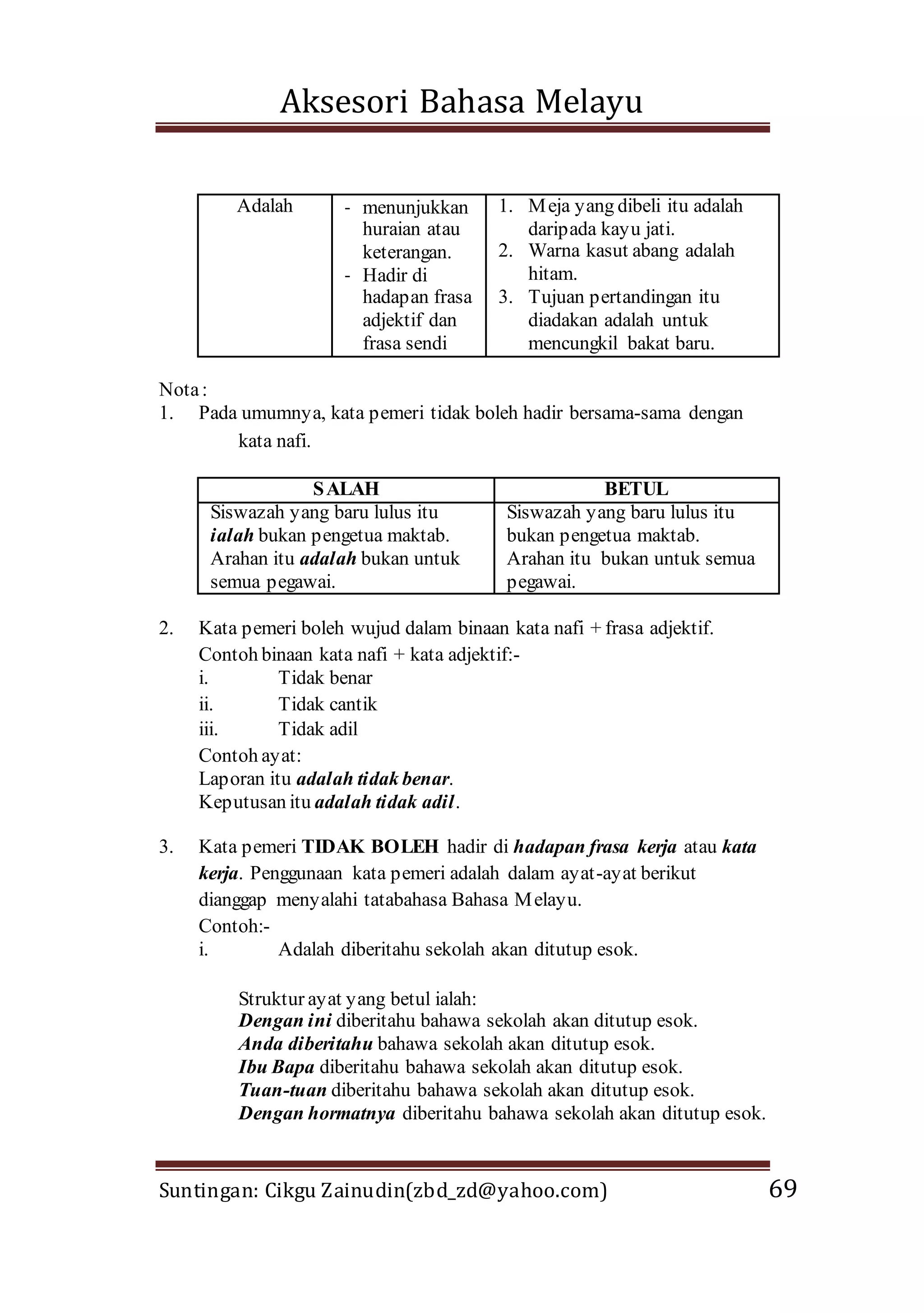 Kosa Kata Dan Ungkapan Menarik Bahasa Melayu SPM | DOCX