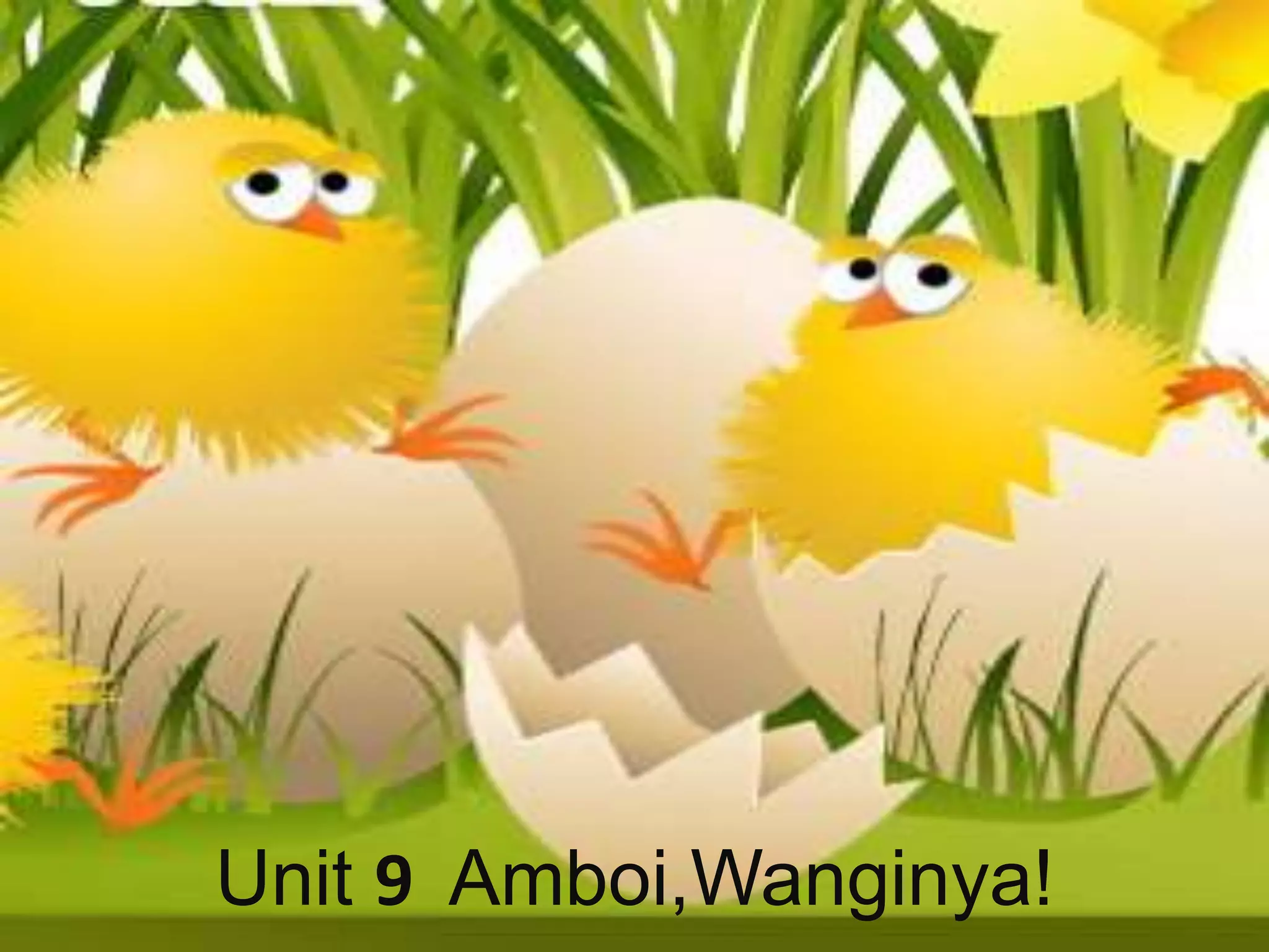 Kosa kata unit 9 | PPT