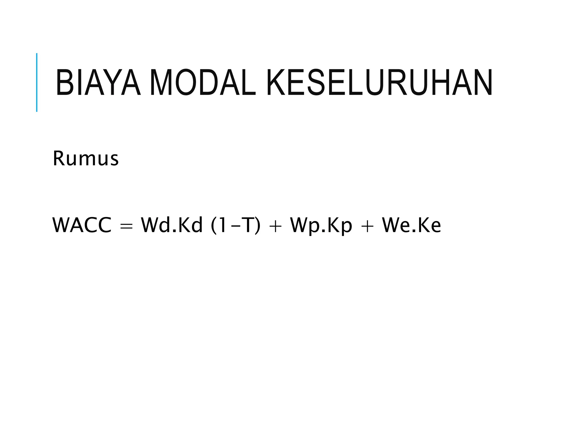 kosep biaya modal.ppt
