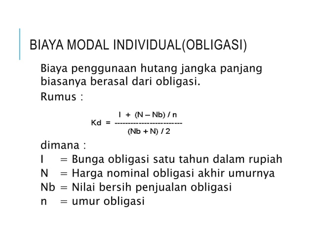 kosep biaya modal.ppt