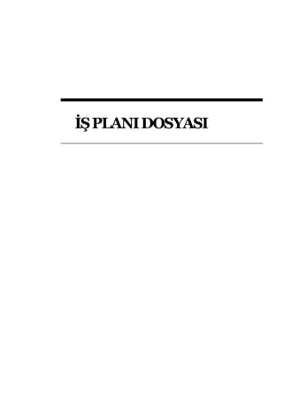 Kosgeb i̇ş plani örneği̇ gözlük dükkanı-açmak-isteyenler | DOC