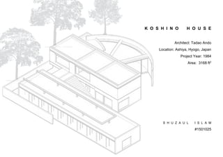 Koshino house by Tadao Ando | PDF