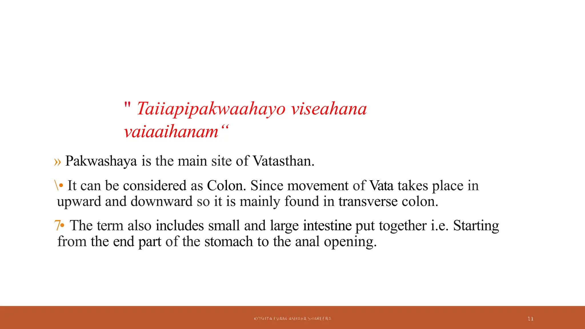 koshta .pptx made by me for ayurvedic students | PPTX