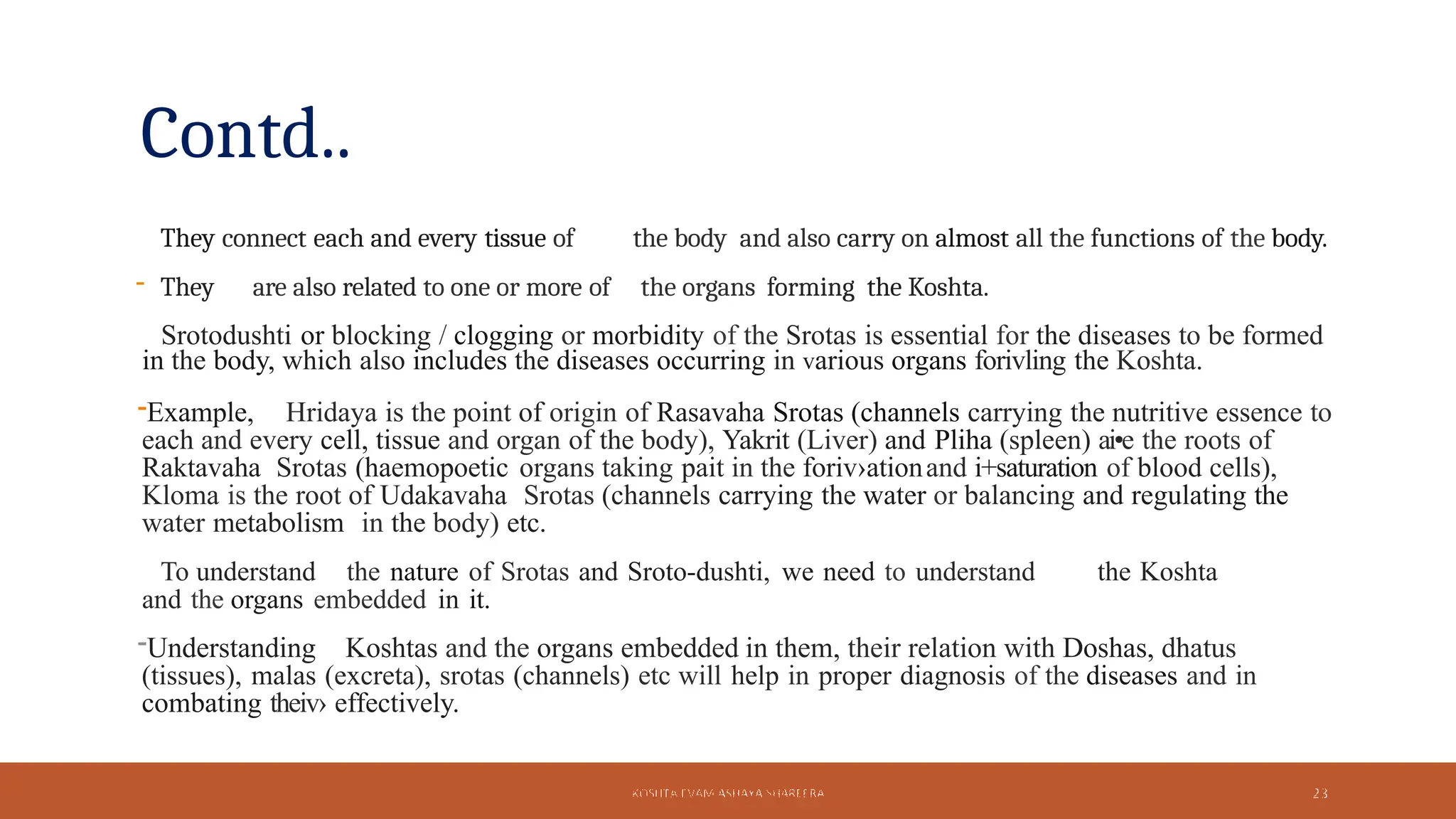 koshta .pptx made by me for ayurvedic students | PPTX