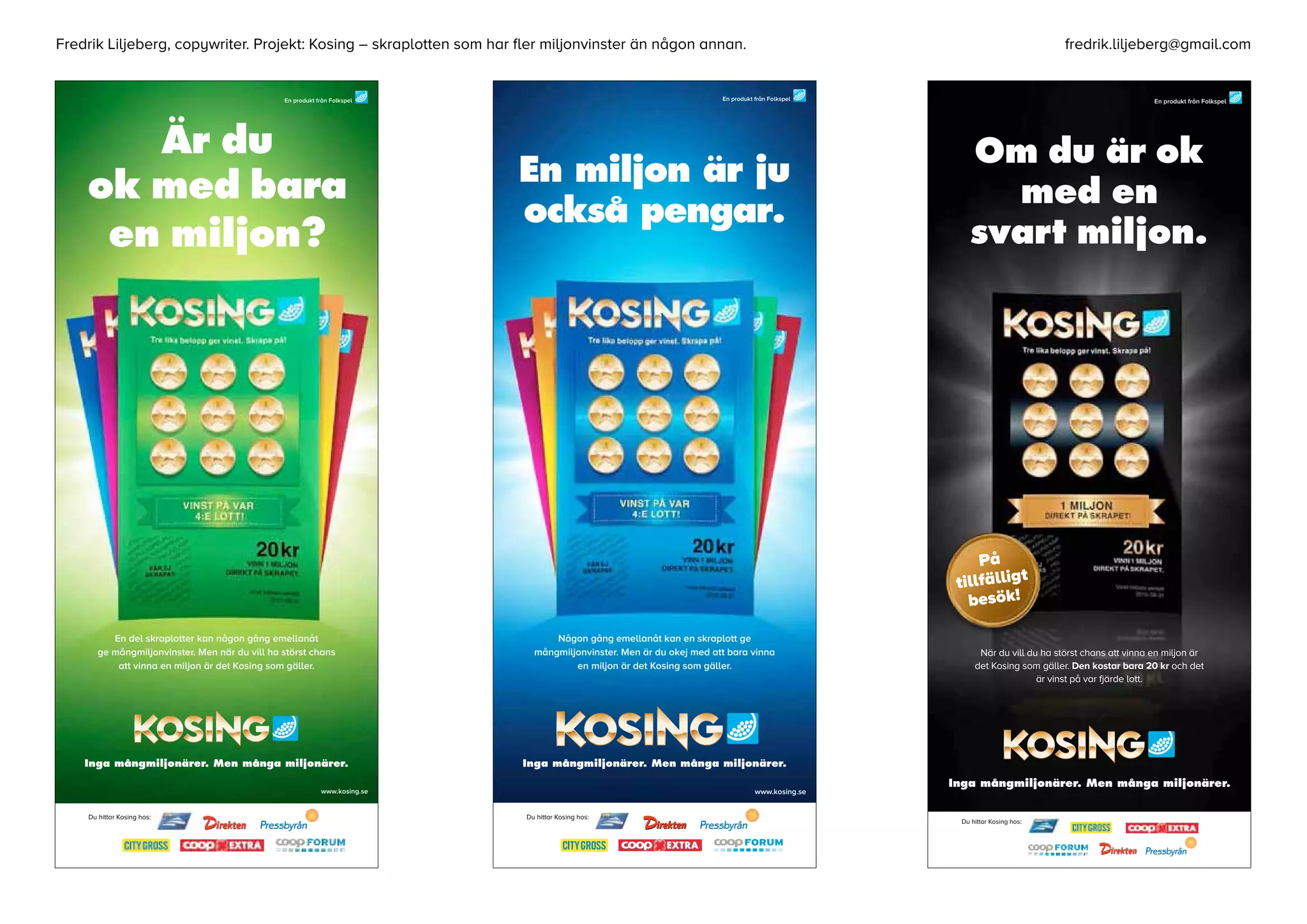 Kosing, skraplottsannonser | PPT