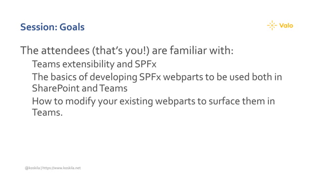 Extending Microsoft Teams with SPFx webparts | PPT