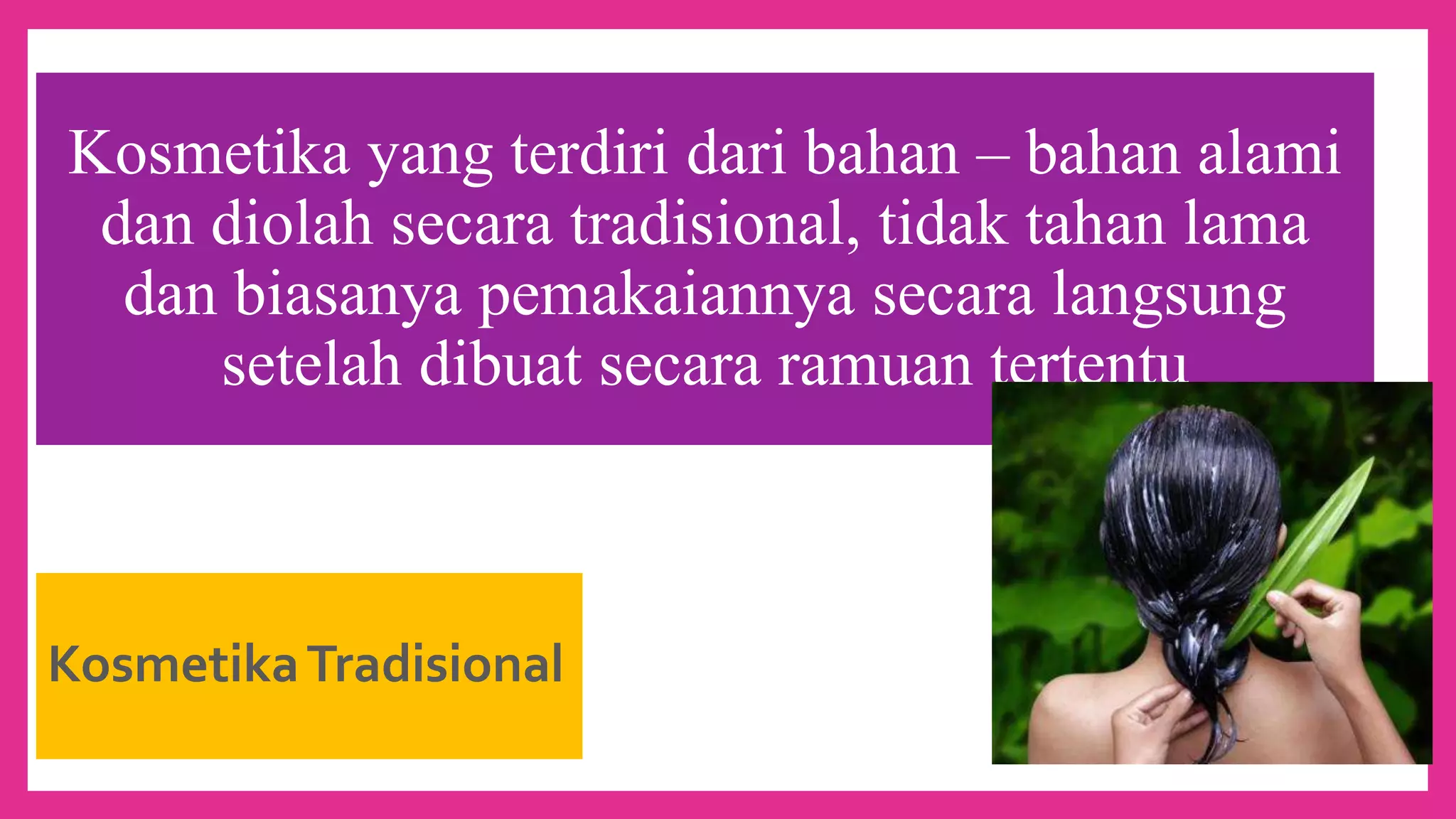 Pengetahuan Dasar Kosmetika | PPTX