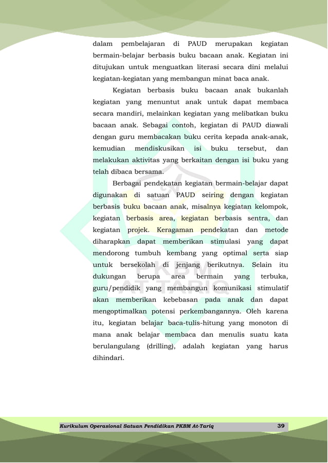 Kurikulum Satuan Pendidikan (KSP)PKBM AT-TARIQ OK 2024.docx