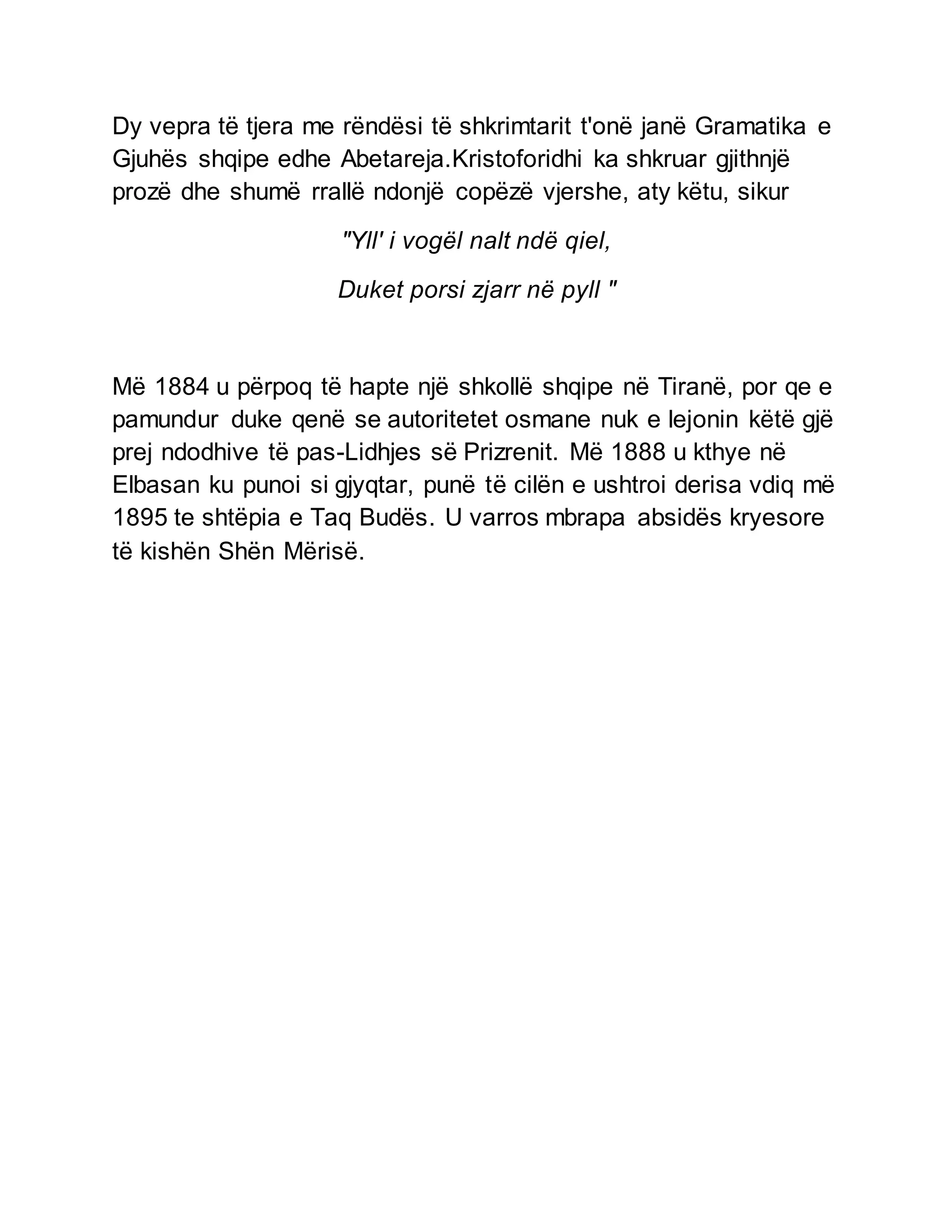 Kostandin Kristoforidhi | DOCX