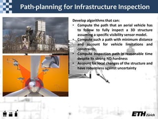 Autonomous Infrastructure Inspection and Maintenance | PPT