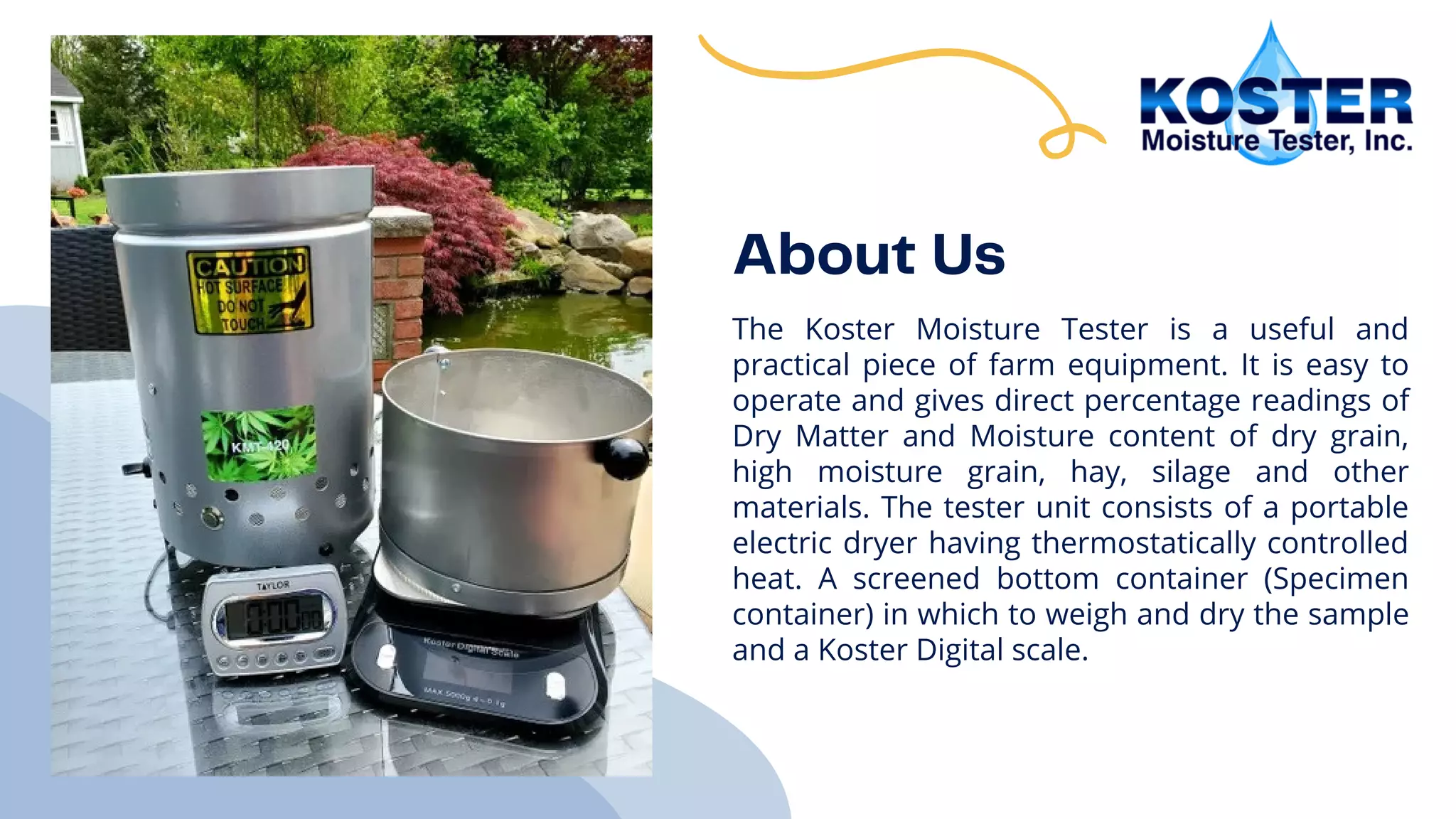 Koster Moisture tester | PPT