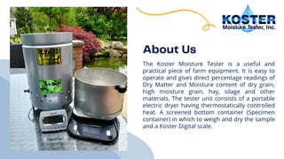 Koster Moisture tester | PPT