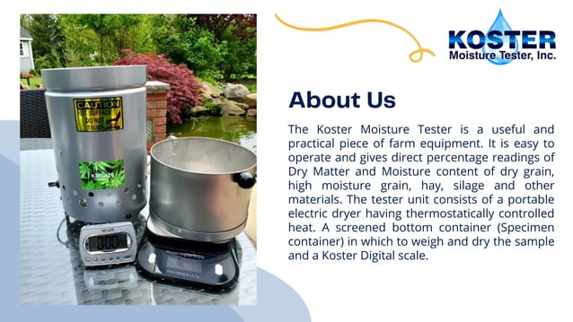 Koster Moisture tester | PPT