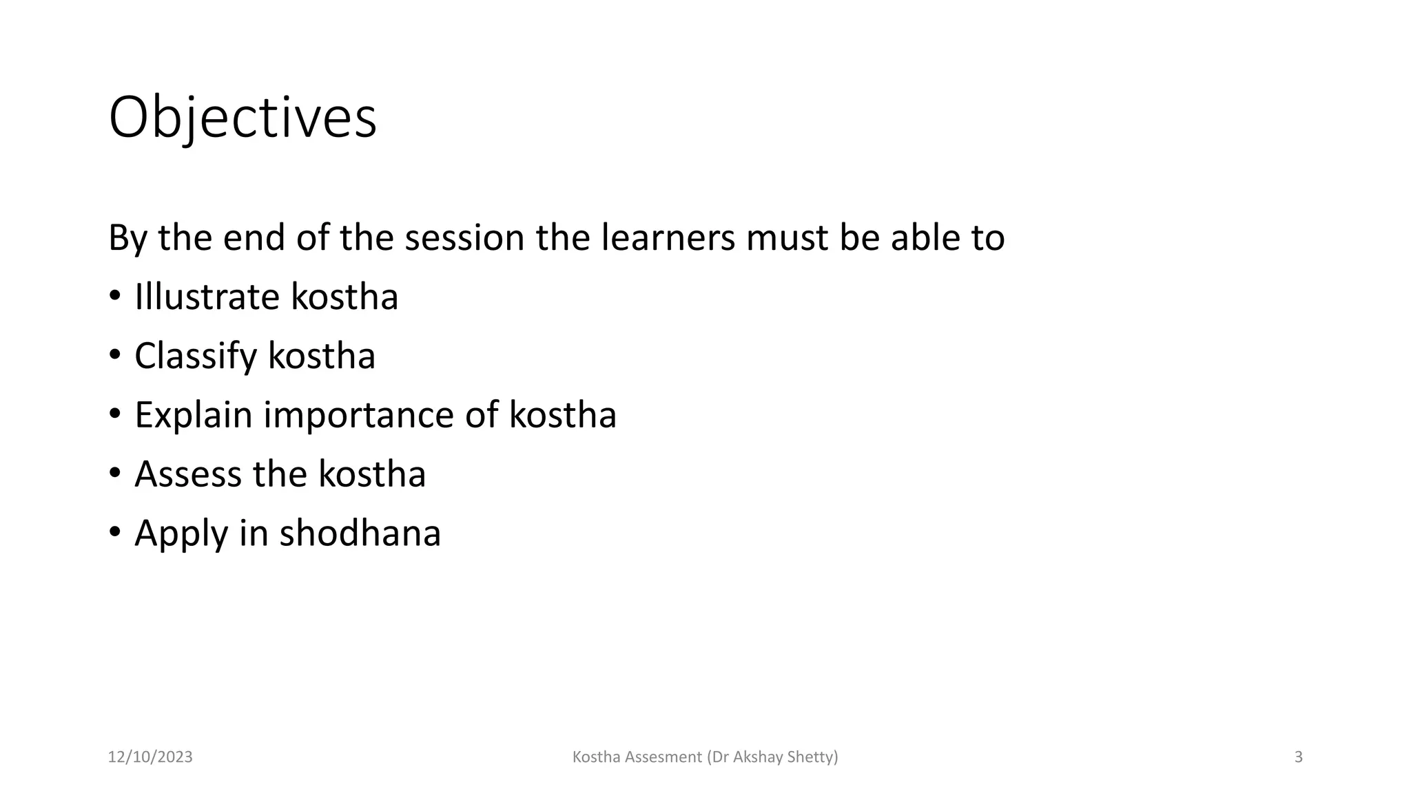 Kostha assesment.pptx