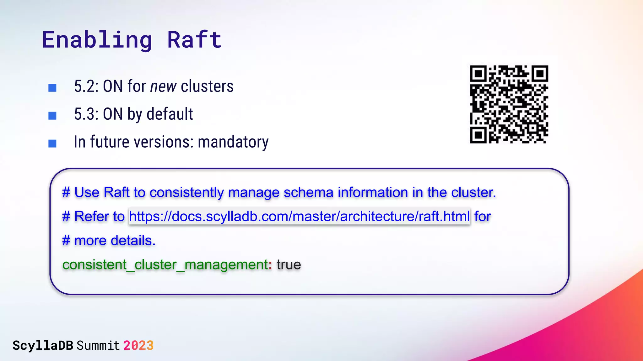 Raft After ScyllaDB 5.2: Safe Topology Changes | PDF