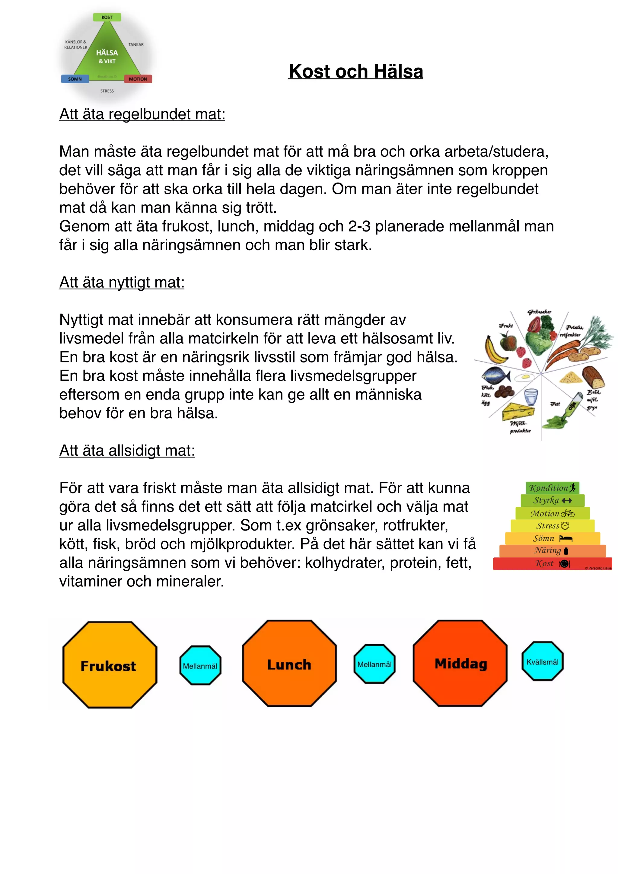 Kost och hälsa | PDF
