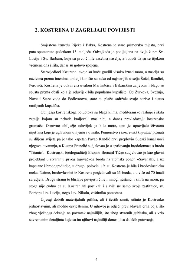 Kostrenska Bisernica - word | PDF