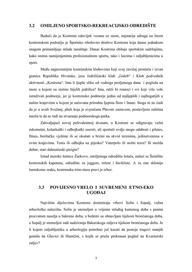 Kostrenska Bisernica - word | PDF